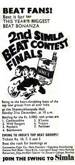 The Indian Rock stars of the 70’s – Simla Beat Contest. – Nalla Madras